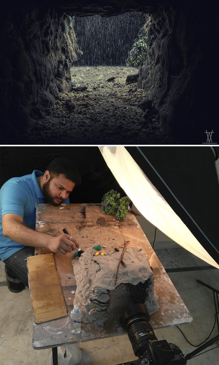 Un fotografo mostra come realizzare scene epiche con oggetti in miniatura Un fotografo mostra come realizzare scene epiche con oggetti in miniatura